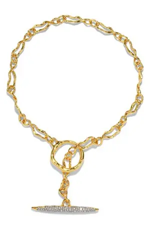 Alexis Bittar Solanales Crystal Toggle Pendant Necklace - Crystals