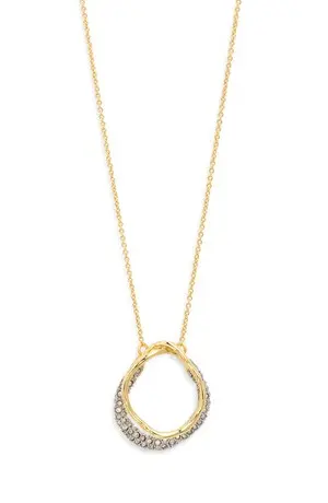 Alexis Bittar Solanes Crystal Orbit Pendant Necklace - Crystals