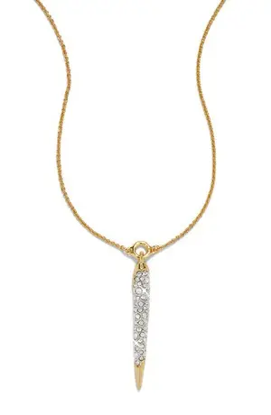 Alexis Bittar Solanales Crystal Spear Pendant Necklace