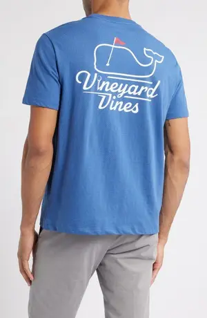 Vineyard Vines Golf Flag Cotton Graphic T-shirt