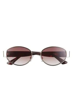 Bp. Gradient Oval Sunglasses - Gold Tort