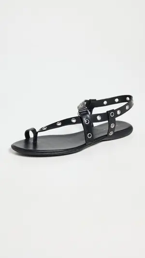 Tory Burch Eyelet Toe Ring Sandals