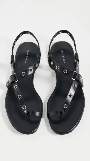 Tory Burch Eyelet Toe Ring Sandals