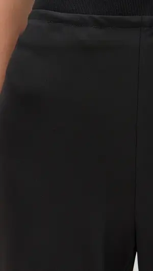 Staud Stroll Wide Leg Pants - Black