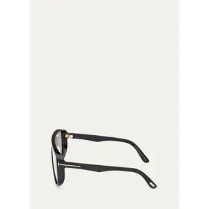 TOM FORD Achilles Shield Sunglasses - Sblk/smk