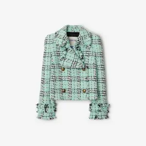 Burberry Check Bouclé Jacket
