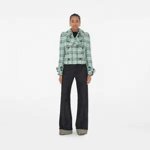 Burberry Check Bouclé Jacket