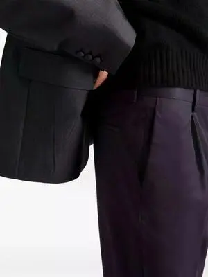 Prada Cotton Trousers - Blue