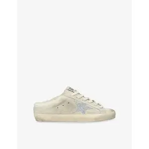 GOLDEN GOOSE Super-star Sabot Suede Low-top Trainers - White/comb
