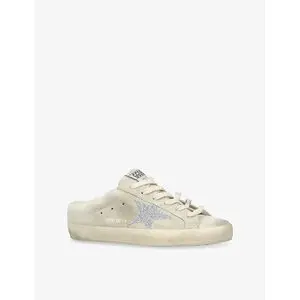 GOLDEN GOOSE Super-star Sabot Suede Low-top Trainers - White/comb