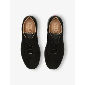 TOD'S Nuova Allacciato Sportivo 79k Suede Low-top Trainers - Black
