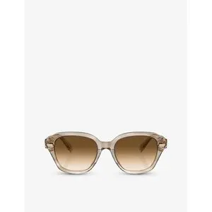 Brunello Cucinelli Bc4004s Pillow-frame Sunglasses - Cream