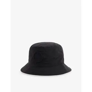 Stone Island Compass Embroidery Bucket Hat - Black