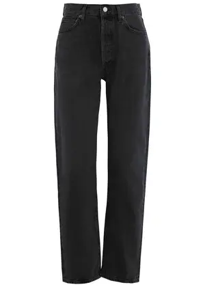 AGOLDE 90s Pinch Straight-leg Jeans - Black