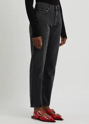 AGOLDE 90s Pinch Straight-leg Jeans - Black