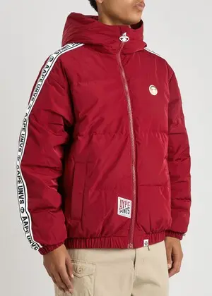 AAPE BY *A BATHING APE® Hooded Quilted Shell Jacket