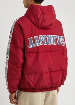 AAPE BY *A BATHING APE® Hooded Quilted Shell Jacket