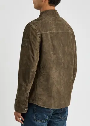 Belstaff Frame Suede Overshirt