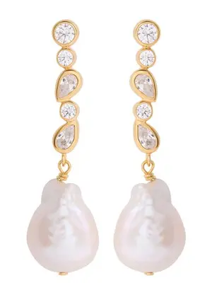 Completedworks Pitter-patter Drop Earrings - Pearl