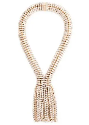 Rabanne Fringed Crystal Necklace