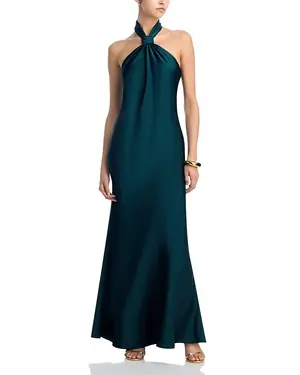 Aqua Halterneck Dresses