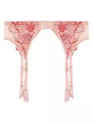 FLEUR OF ENGLAND Floral-lace Suspender Belt