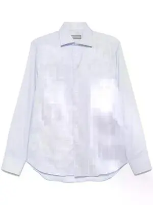 Canali Mini-check Shirt