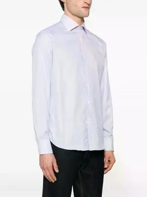 Canali Mini-check Shirt