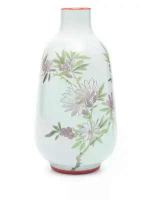 PIERRE-LOUIS MASCIA Floral-print Vase - Blue