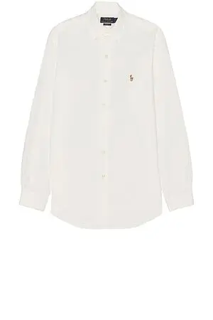 Polo Ralph Lauren Long Sleeve Chambray Shirt - White