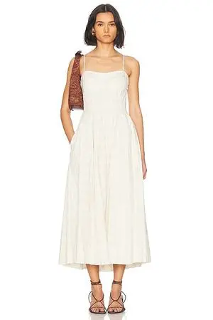 Simkhai Kittiya Midi Dress - Sand Multi