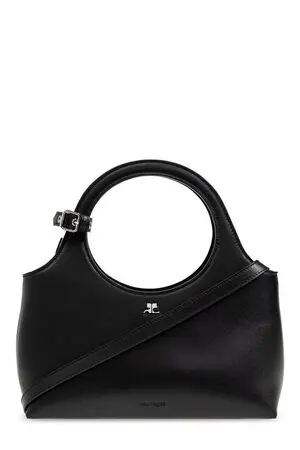 COURREGES Courrèges Holy Day Top Handle Bag - Black
