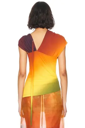 Monse Off Shoulder Jersey Top