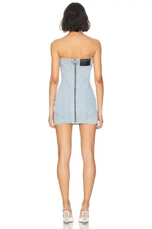 MUGLER Strapless Mini Dress