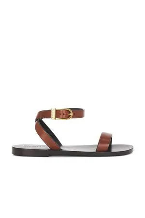 SAINT LAURENT Saint Laurent Buckle Flat Sandal