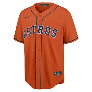 Nike Mlb Houston Astros Replica Baseball Jersey - Orange