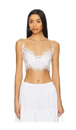 Free People X Intimately Fp Asteria Bralette In White - Optic White
