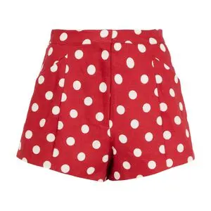 Posse Posse Rosalie Printed Shorts - Red