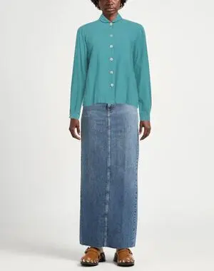 Massimo Alba Twill Shirt With Peter Pan Collar