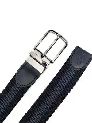 Paul & Shark Leather-trim Belt