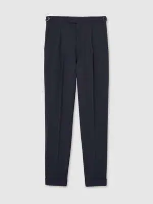 REISS Slim Fit Wool Blend Suit Trousers