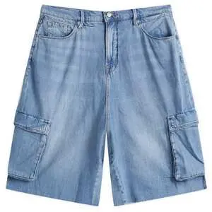Good American Denim Cargo Short - Indigo