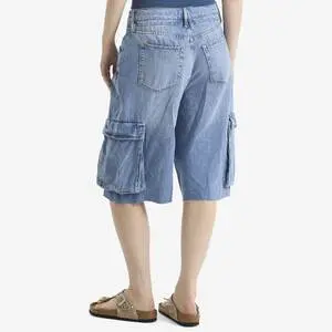 Good American Denim Cargo Short - Indigo