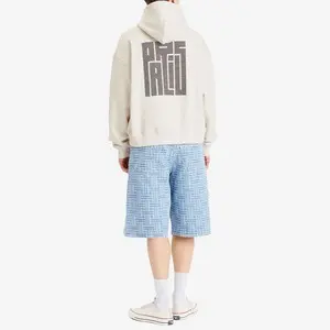 Kenzo Kamon Embroidered Buttoned Hoodie