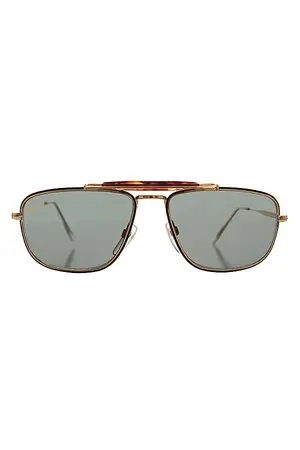 SUNGLASS MUSEUM Vintage Huntley Sunglasses By - Gold