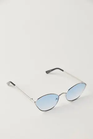 Free People Ashley Metal Cat-eye Sunglasses