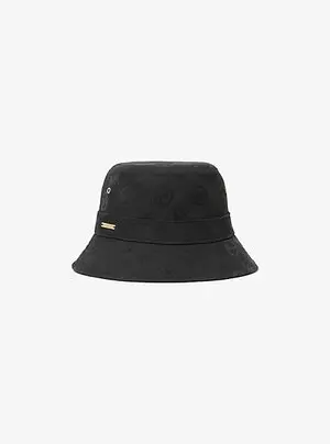 Michael Kors Michael Kors Logo Embossed Bucket Hat Black