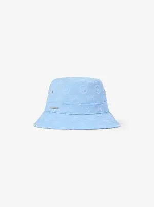 Michael Kors Michael Kors Logo Embossed Bucket Hat Blue