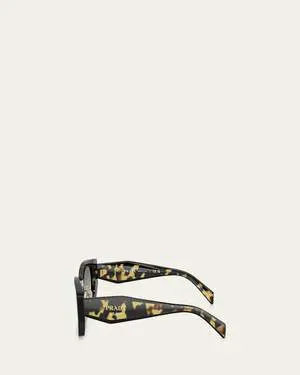 Prada Pr B05sf Pillow Sunglasses - Black