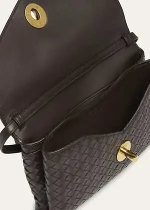 Bottega Veneta Knot Lock Intrecciato Leather Bag - Fondant